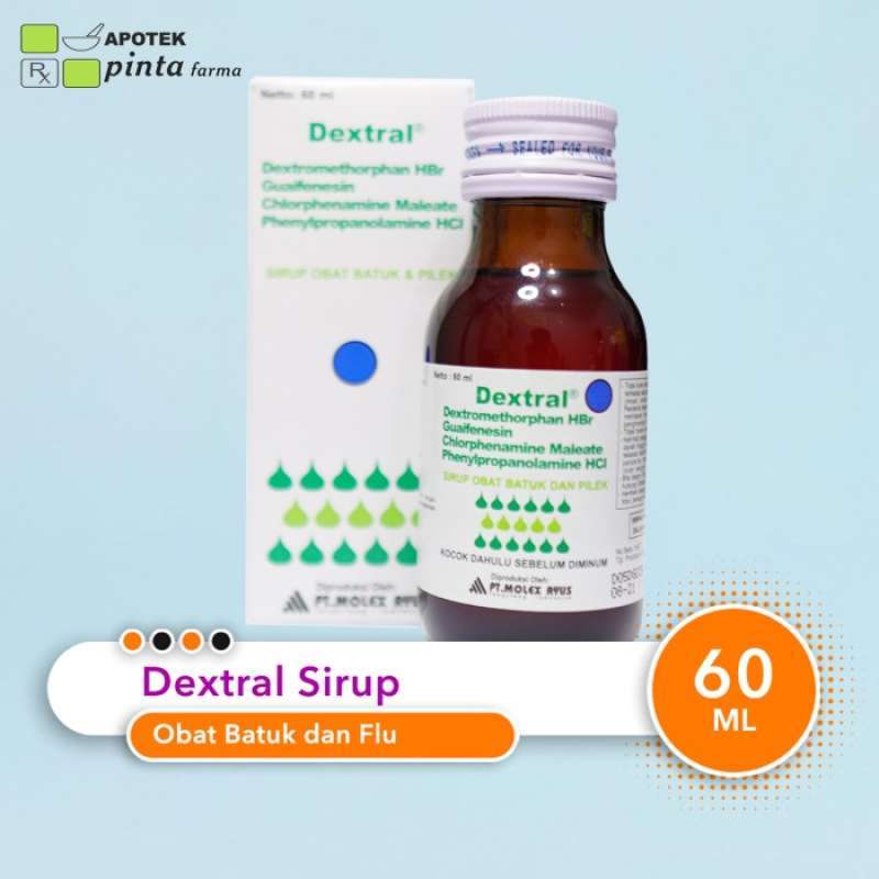 Jual Dextral Sirup 60 ml Obat Flu Dan Batuk di Seller Apotek Pinta ...