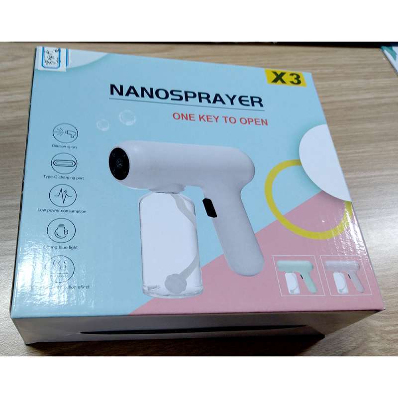Jual Pistol Semprot Uap Air Disinfection Nano Spray Gun 300ml With Blue ...