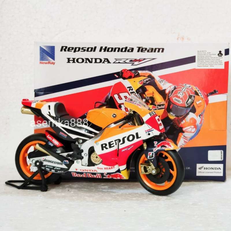 Jual new ray 1-12 moto gp honda repsol #93 mark marquez di Seller ...