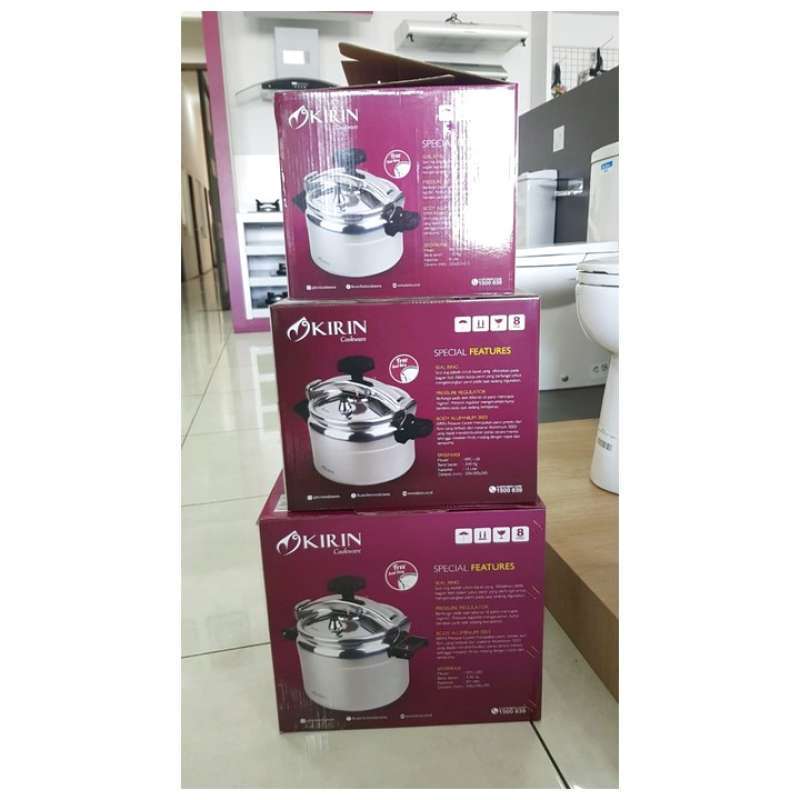 Jual Jual Kirin Panci Presto High Pressure Cooker 12 Liter Kpc-120 Kpc120 di Seller Cahaya ...