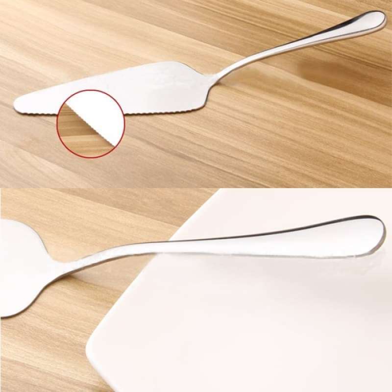 Promo sendok pizza dan cake stainless - cake & pizza server ...