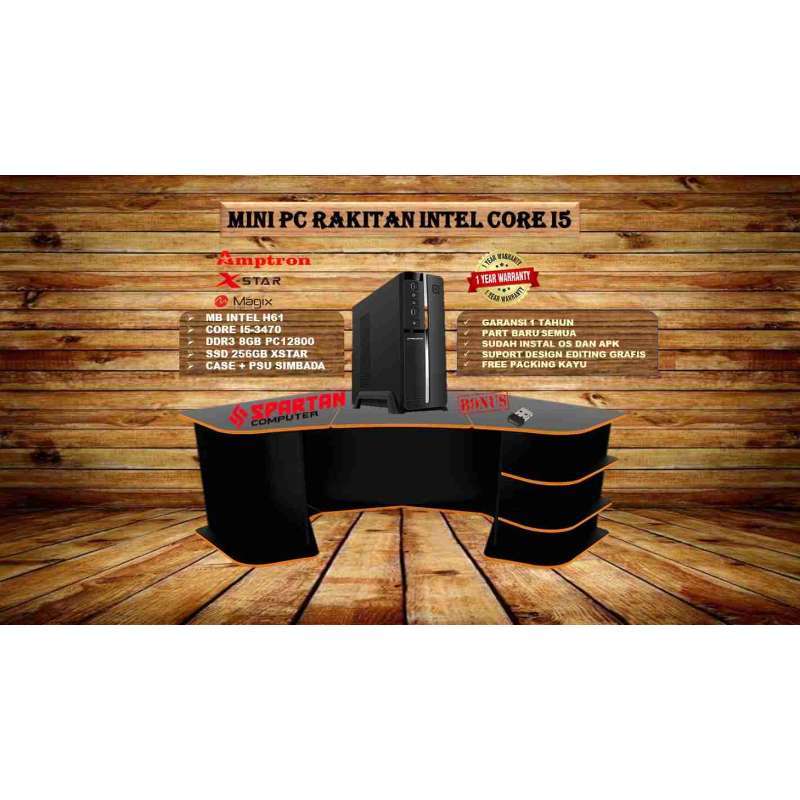 Promo MINI PC RAKITAN INTEL CORE I5-3470 / ddr3 8gb / ssd 256gb SUPORT ...