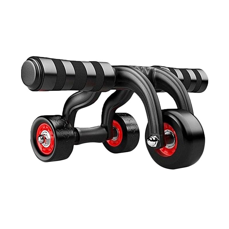 Jual Yangunik Abdominal Folding Wheel Alat Olahraga Push Up - Hitam di ...