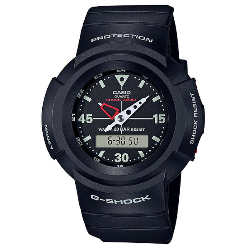 Promo CASIO G-Shock Jam Tangan Pria AW500E-1E Classic Black Original ...