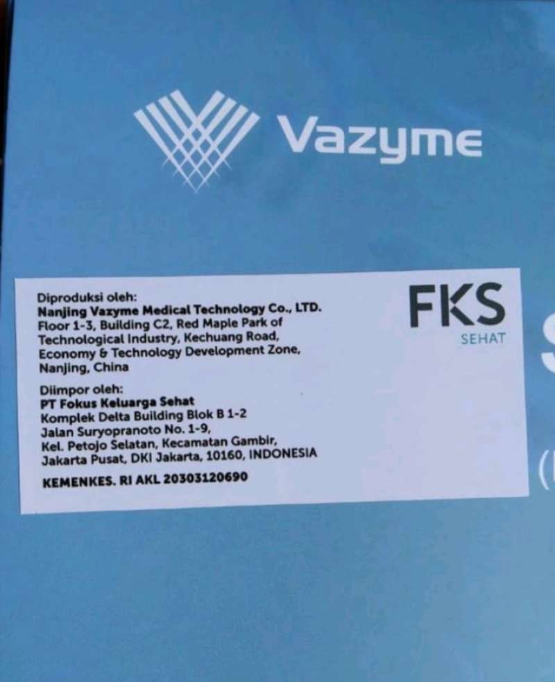 Jual Alat Swab Vazyme Test Antigen Isi 20 Pcs Akl Kemenkes Di Seller Df ...