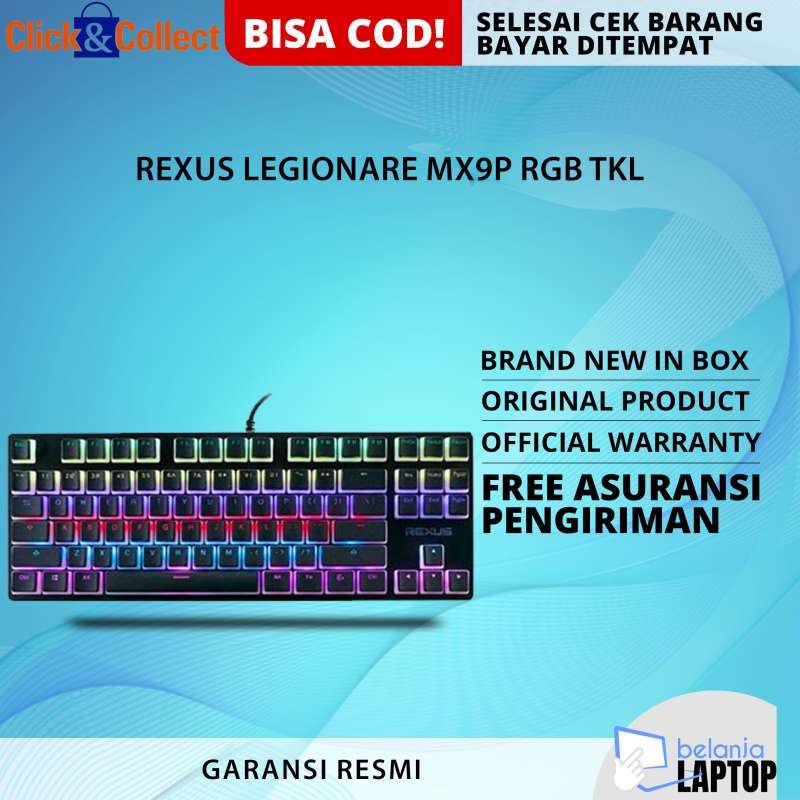 Jual Rexus Legionare MX9P RGB TKL Mechanical Gaming Keyboard di Seller ...