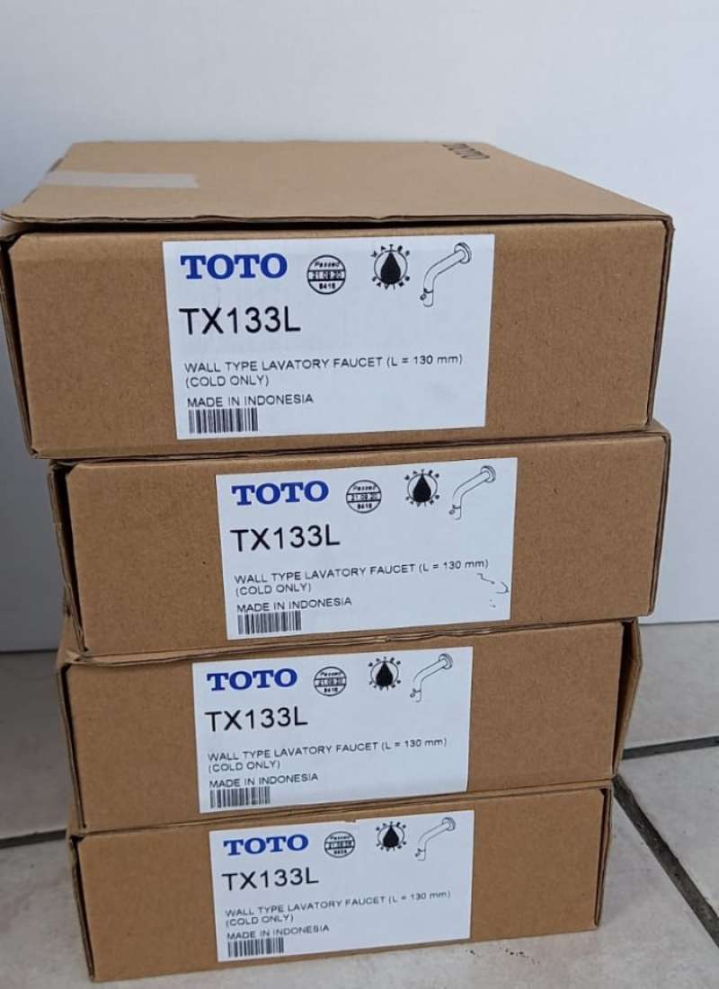 Jual SPECIAL Kran Wastafel / Kran Dinding / Kran Tembok TOTO TX133L di ...