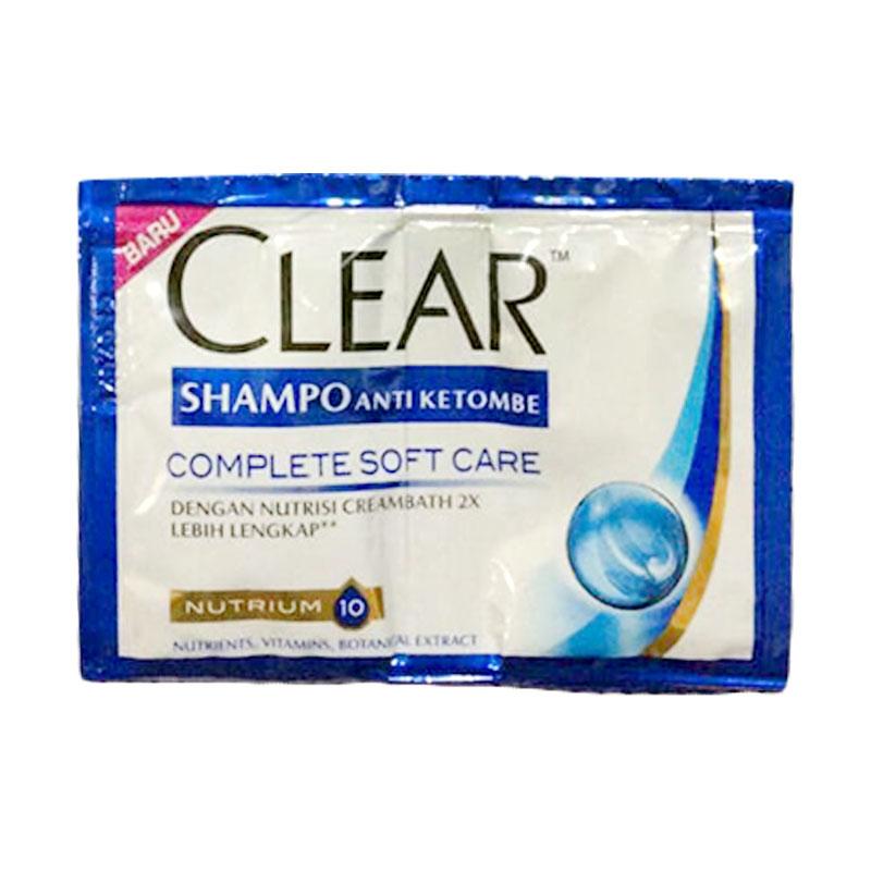 Jual Clear Complete Soft Care Shampoo - Membunuh Bakteri [10ml/kemasan ...