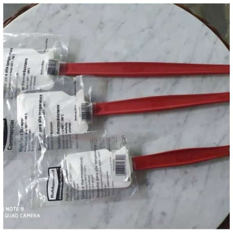 Jual Jual Spatula Scraper High Heat Red Handle 1962 Rubbermaid 9 (Tahan ...