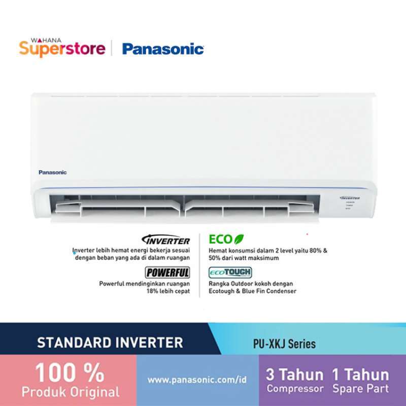 Jual Panasonic AC Standard Inverter Wall Mounted Split 2 PK – CS/CU PU18XKJ | PU18-XKJ di Seller ...