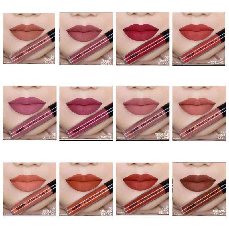 Promo Implora Urban Lip Cream Matte Dark Berry Diskon 36% di Seller ...