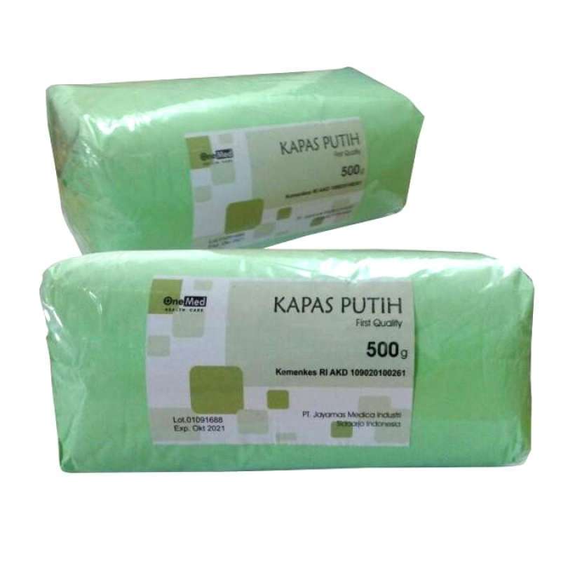 Promo Kapas Putih Pembalut Onemed 500 Gram Diskon 5% Di Seller ...