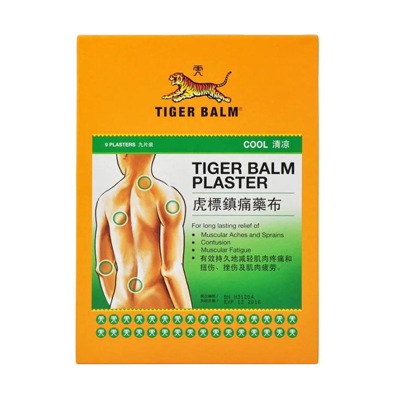 Promo Tiger Cool Medicated Pain Relief Balm Plaster [10 x 14 cm/ 9 ...