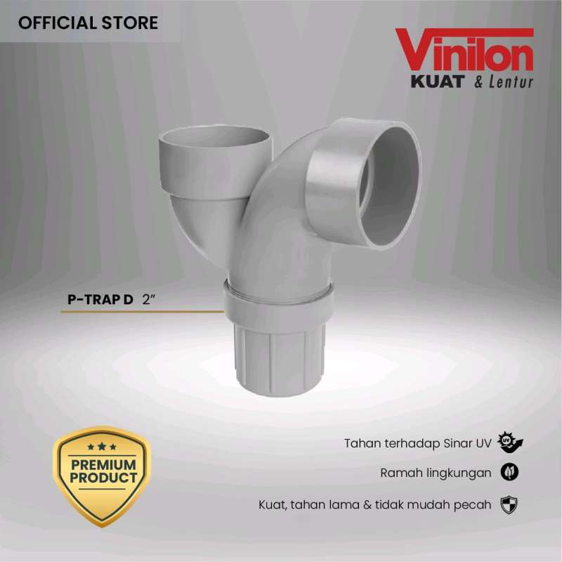 Promo Vinilon P-trap Pvc D Sc 2 Fitting Pipa Pvc Diskon 10% Di Seller ...