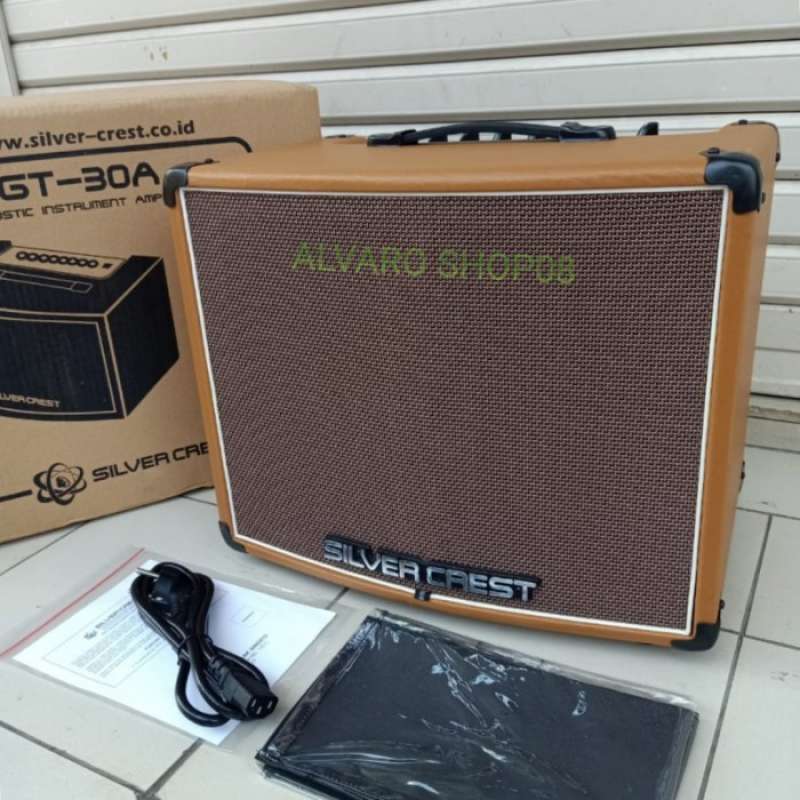 Jual RECOMMENDED AMPLI GITAR SILVERCREST GT 30A AKUSTIK ELEKTRIK GUITAR ...