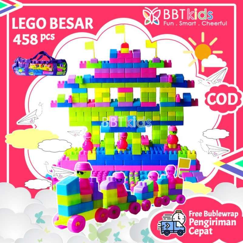Promo LEGO BESAR 458 PCS SUSUN BALOK BLOK BRICKS CREATOR MAINAN ANAK ...
