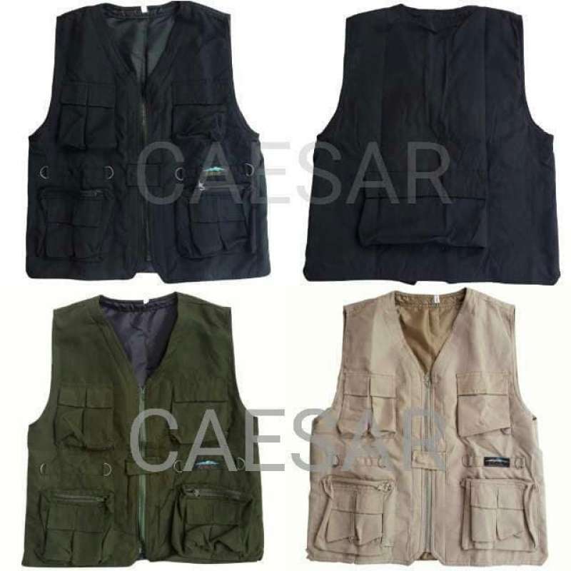 Jual Rompi Outdoor Rompi Army Rompi Lapangan Rompi Touring - Krem - Xl ...