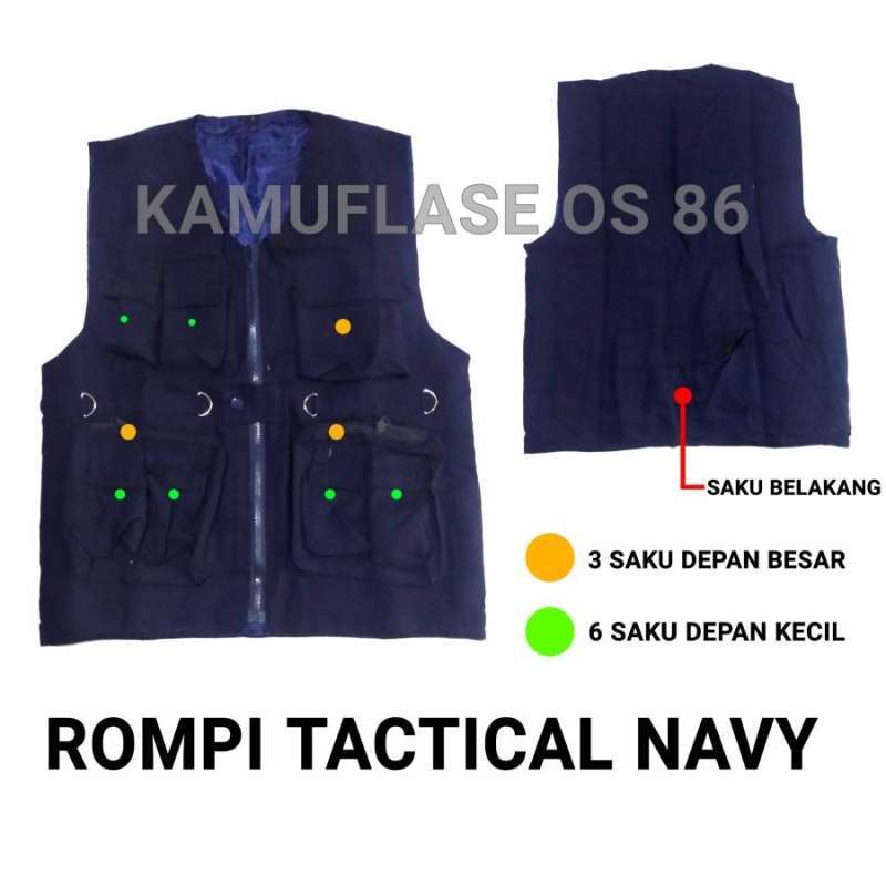 Jual Rompi Outdoor Rompi Army Rompi Lapangan Rompi Touring - Krem - Xl ...