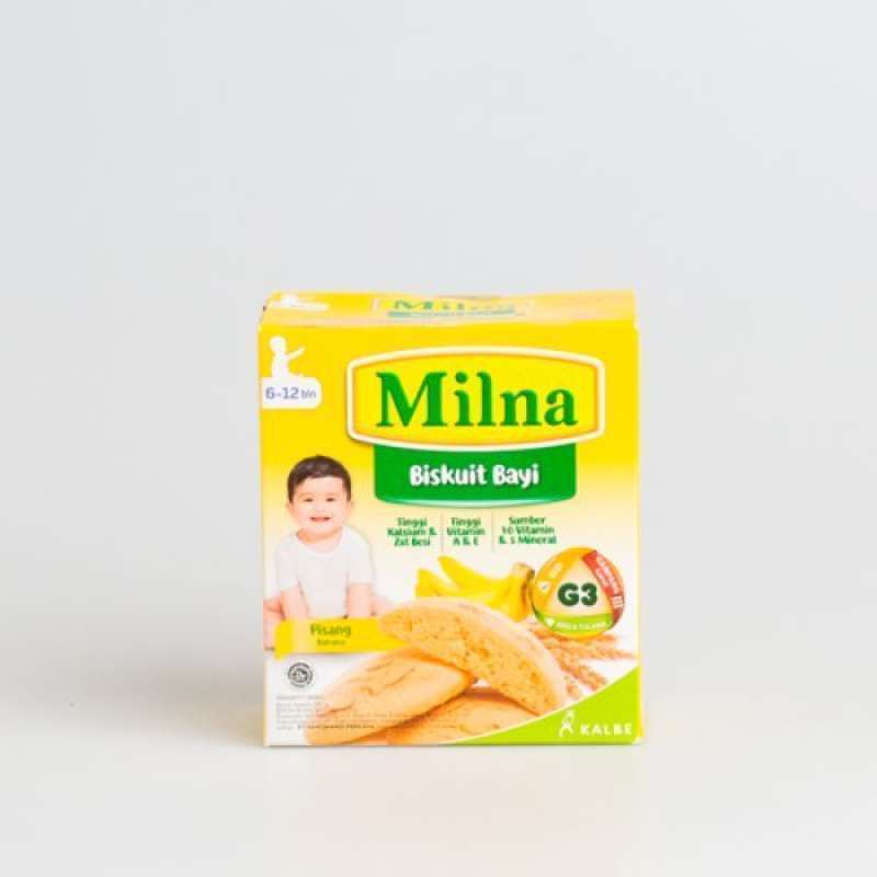 Jual Milna biskuit dha pisang 130gr box di Seller Farmers Market Grand ...
