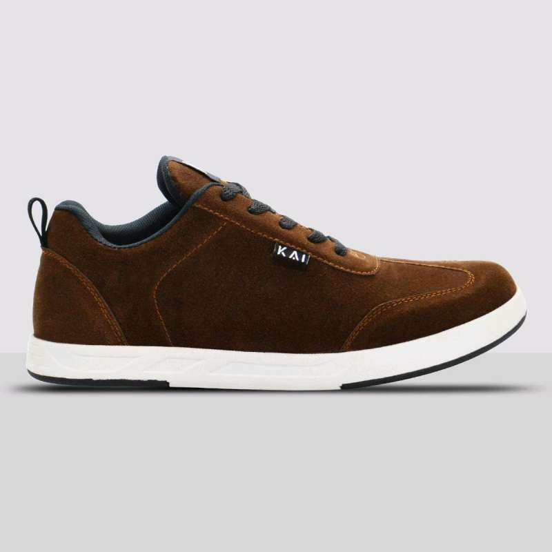 Promo Sepatu Sneaker Pria Terbaru Brand Kai Model Simpel Warna Coklat ...