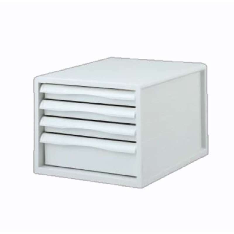 Promo Document Organizer A4 / Laci File A4 / Rak Kertas - Abu-abu ...