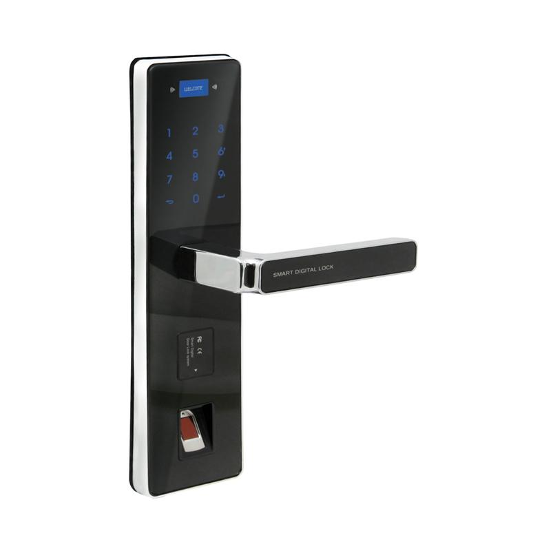 Jual Dekkson EL 9102 MF FIN PASS Smart Door Lock Electronic - Chrome di ...