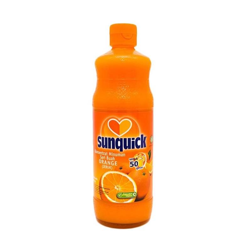 Jual Sunquick Orange Minuman Sari Buah [840 mL/ Jumbo/ Kemasan Botol ...