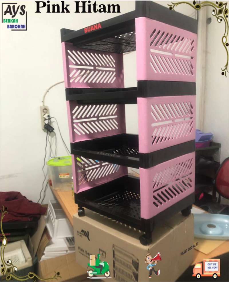 Promo Rak Yoyo susun 4 Rak Susun Serbaguna Diskon 13% di Seller AYS ...