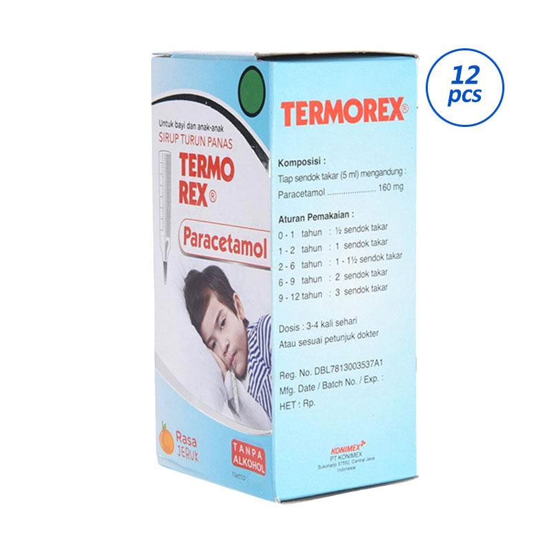 Jual Termorex Sirup Demam Anak [30 mL/ 12 Pcs] di Seller Happymart ...