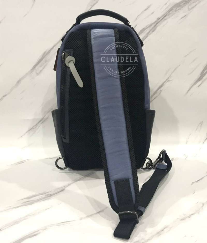 Jual Coach Edge Pack In Colorblock Signature Denim Blue Mist Di Seller ...