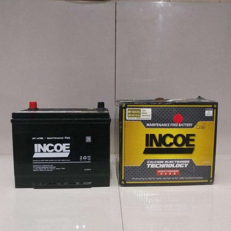 Jual AKI MOBIL TOYOTA PRADO INCOE KERING 80D26L 12V 70AH di Seller Toko ...