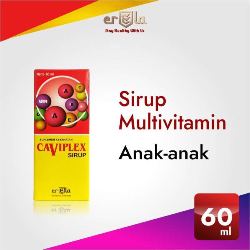 Jual CAVIPLEX SIRUP / supplement multivitamin anak botol 60 ml di ...