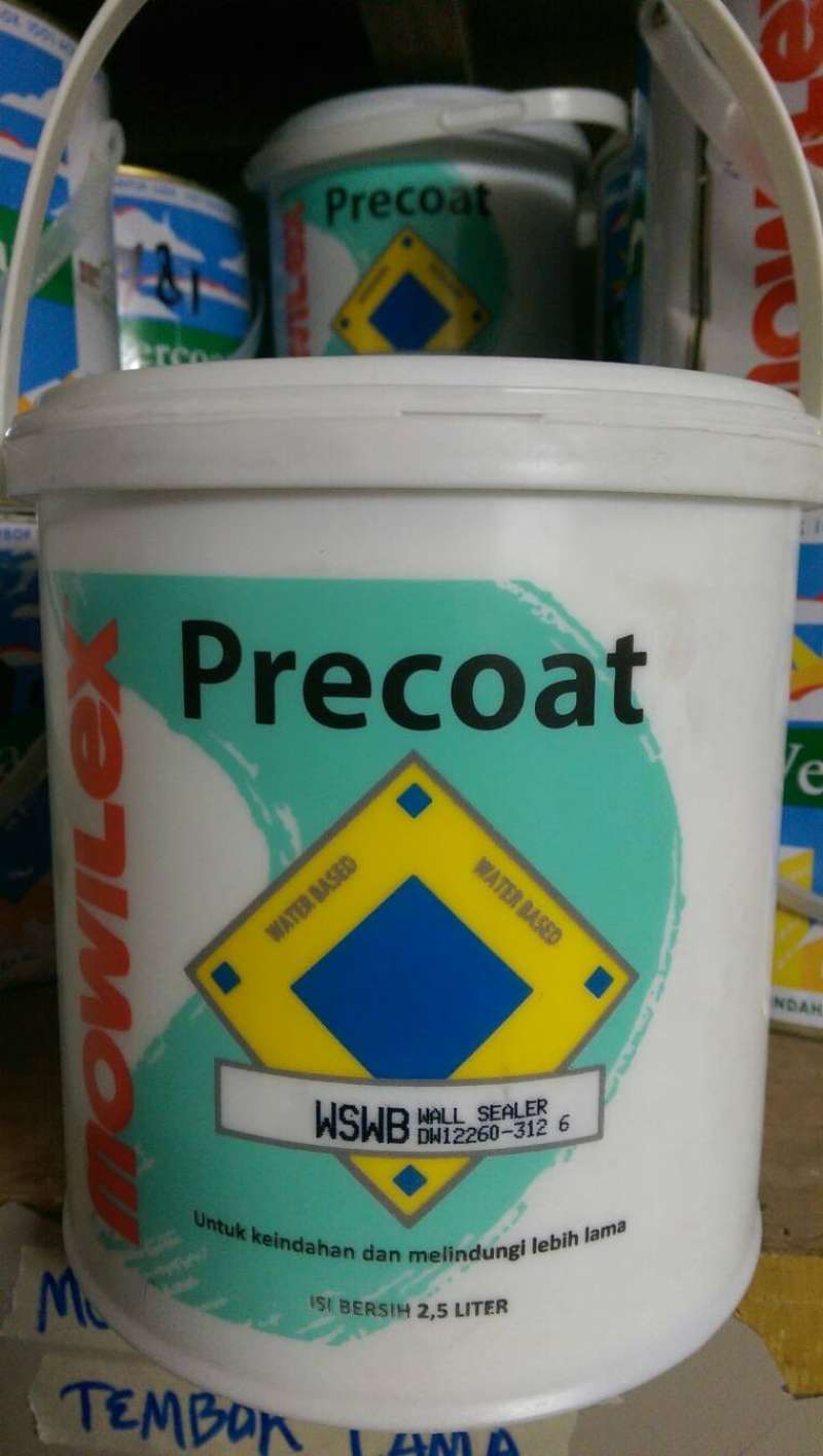 Jual MOWILEX PRECOAT WALL SEALER 2,5 LITER CAT DASAR PRIMER TEMBOK LAMA ...