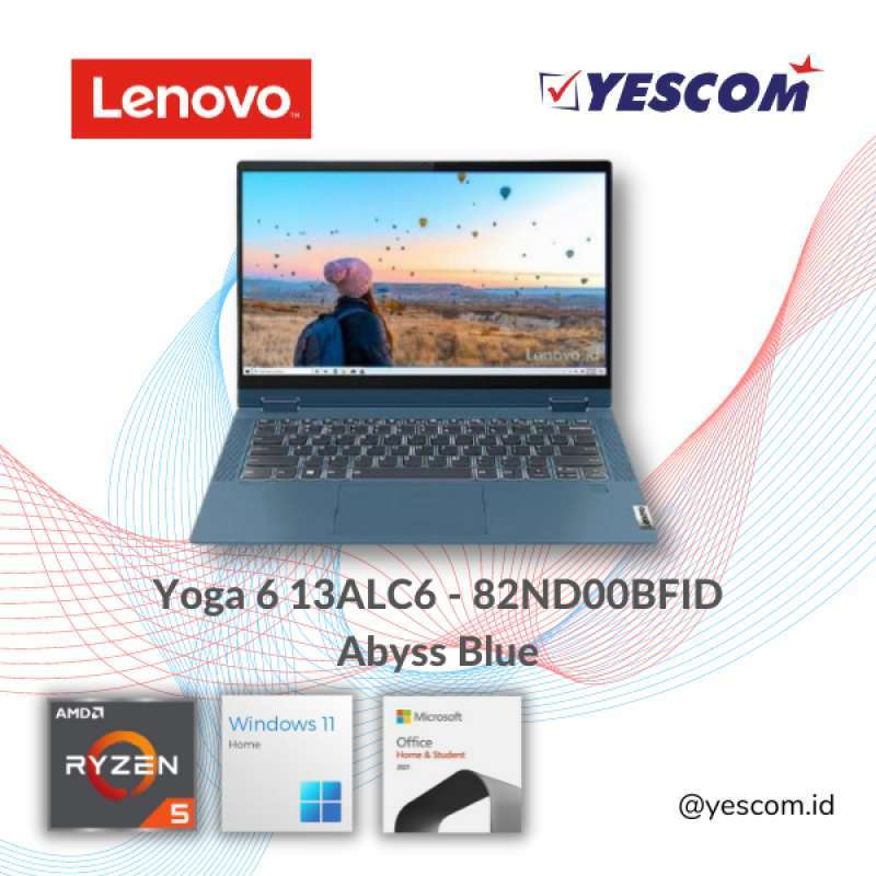 Jual Lenovo Yoga 6 13ALC6 - BFID (Ryzen 5 5500U/16GB/512GB SSD ...