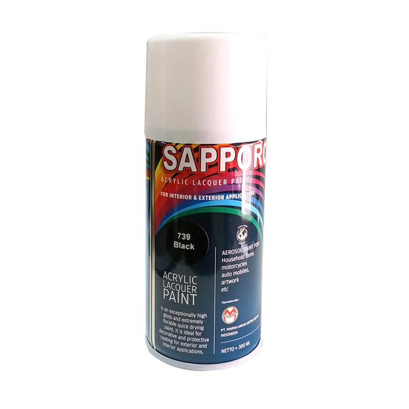 Jual Sapporo 739 Cat Kendaraan Motor - Black [300 mL] di Seller Centro ...