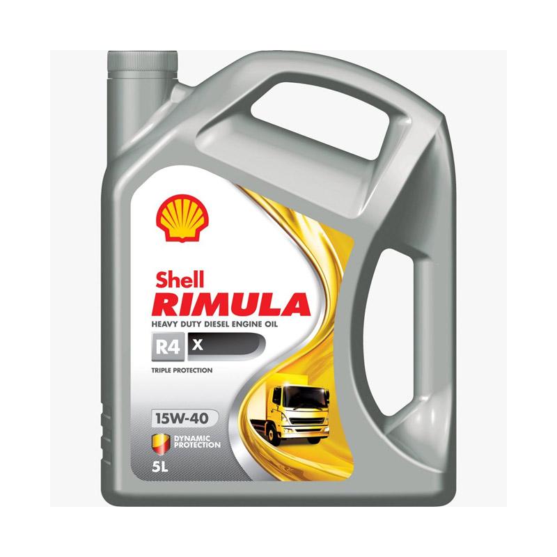 Jual Shell Rimula R4/X SAE 15W- 40 Oli Mobil Diesel [Original/ 5 L] di ...