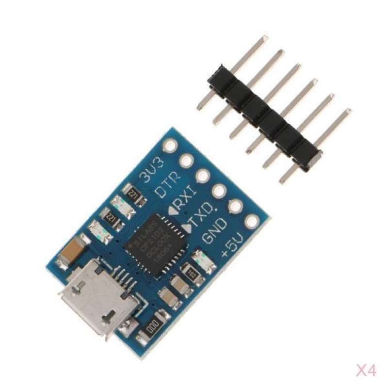 Jual 4x CP2102 Micro USB to TTL Module UART 6 PIN Serial Converter ...