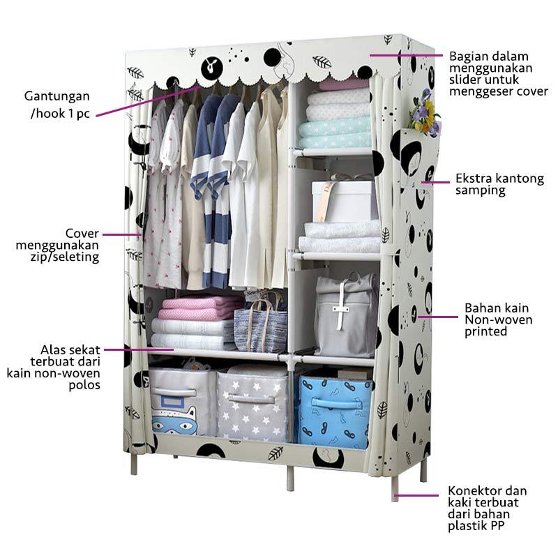 Cara Membuat Lemari Baju Dari Kain