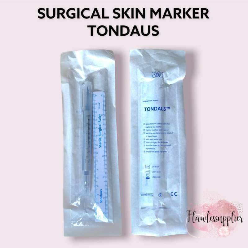 Jual TONDAUS SURGICAL MICROBLADING SKIN MARKER SULAM ALIS ANTI AIR ...