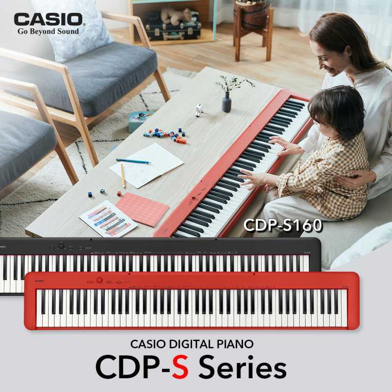 Promo CASIO CDP-S160 Digital Piano - Merah Diskon 25% di Seller King Audio - Panjer, Kota ...