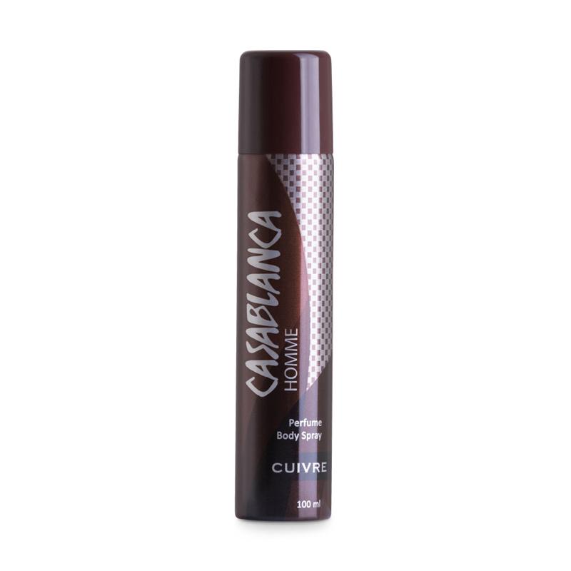 Promo Casablanca Cuivre Copper Body Spray Pria [100ml] Diskon 4% di ...