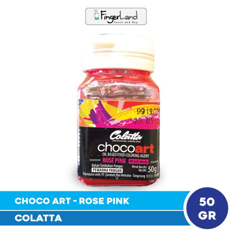 Jual COLATTA Choco Art Rose Pink 50 gram Pewarna Makanan di Seller ...