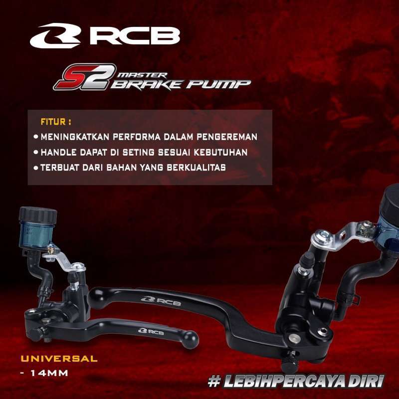 Jual Master Rem RCB Brake Pump S2 14MM Forged / Radial - Kiri di Seller Juragan Oli - Juragan ...