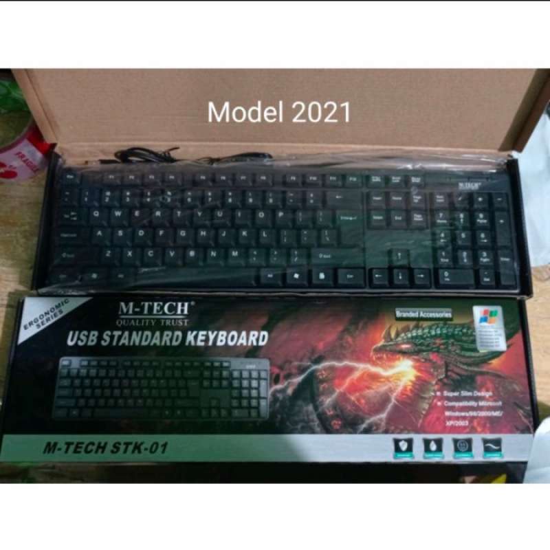 Jual KEYBOARD USB STANDAR M-TECH/ keyboard STK 01 m-tech di Seller ...