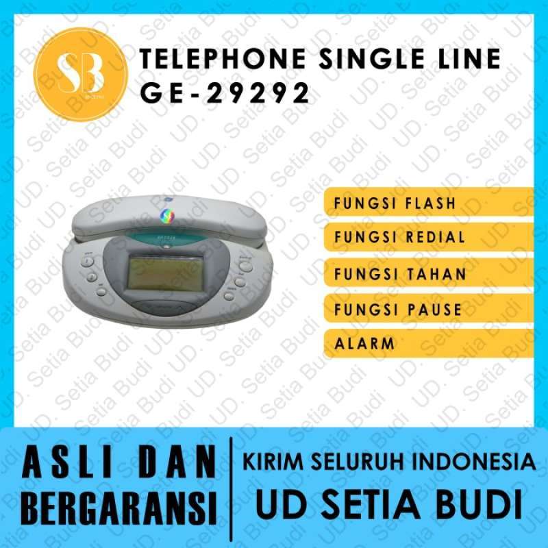 Jual Telephone Single Line GE-29292 di Seller TOKO SETIABUDI - Alon Alon Contong, Kota Surabaya ...