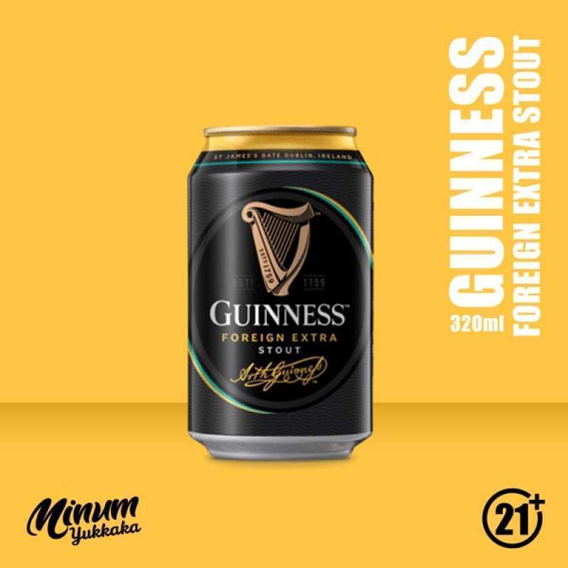 Jual Guinness Beer Kaleng 320ml di Seller Minum Yuk Kaka Jakarta ...