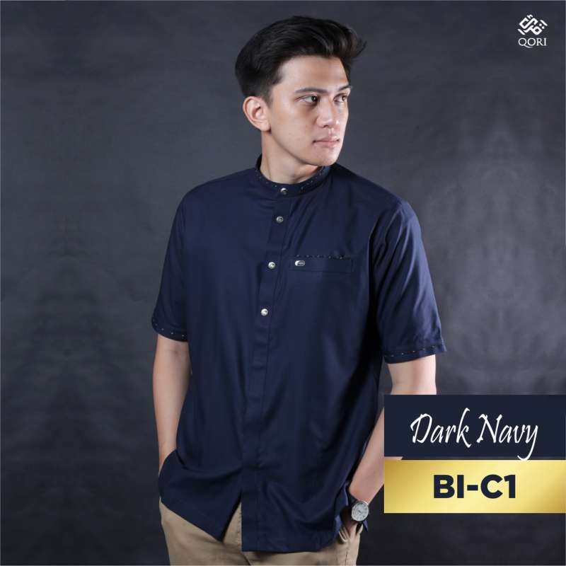 Jual Qori Apparel Signature Bilal Baju Koko Casual (Lengan Pendek) - C4 ...