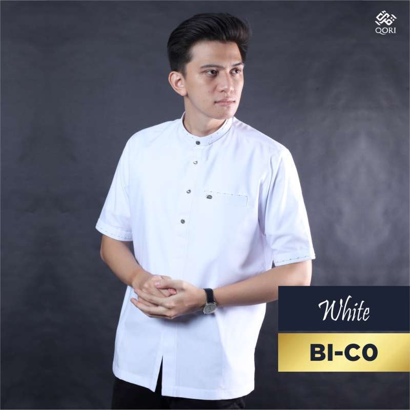 Jual Qori Apparel Signature Bilal Baju Koko Casual (Lengan Pendek) - C4 ...