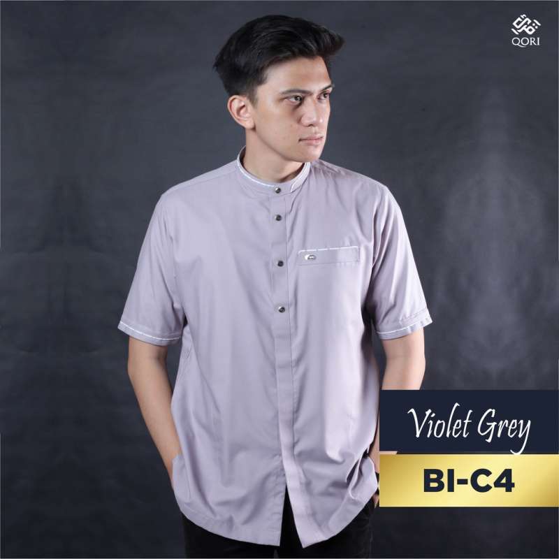 Jual Qori Apparel Signature Bilal Baju Koko Casual (Lengan Pendek) - C4 ...