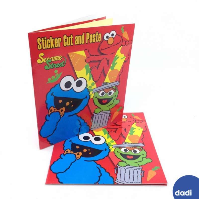 Promo Original Elmo Sesame Street Coloring Book Small - Dadi / mewarnai ...
